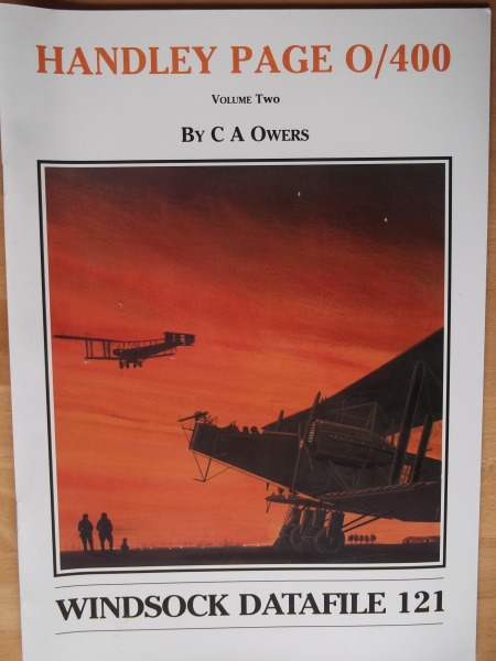 WINDSOCK 121. HANDLEY PAGE O/400 VOLUME 2 Book